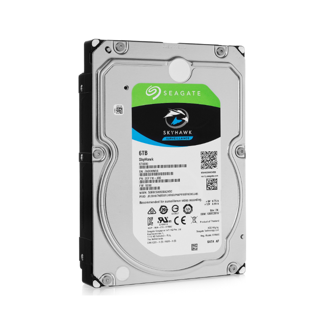 Жесткий диск Seagate SkyHawk ST6000VX008 HDD 6Tb купить в Алматы